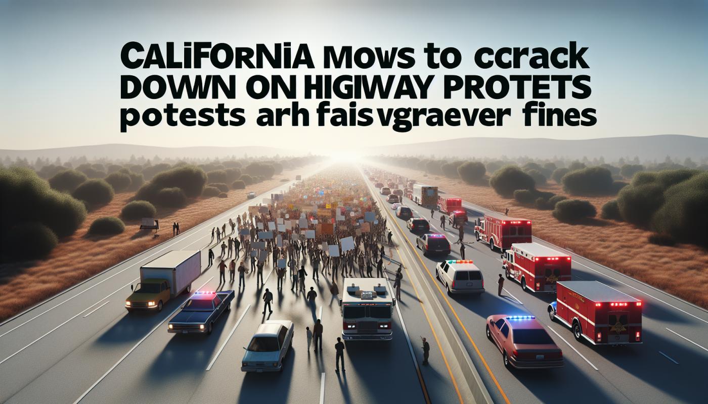 California Moves to Crack Down on Highway Protests with Hea…