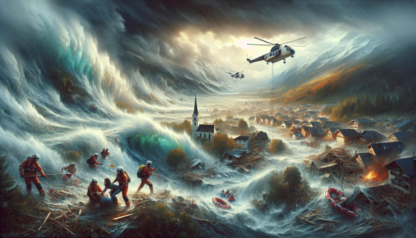 Deadly Storms Sweep Across Switzerland, France, and Italy,